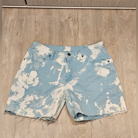 Upcycled | Shorts | Upcycled Acid Wash Cutoff Light Blue Denim Shorts ...